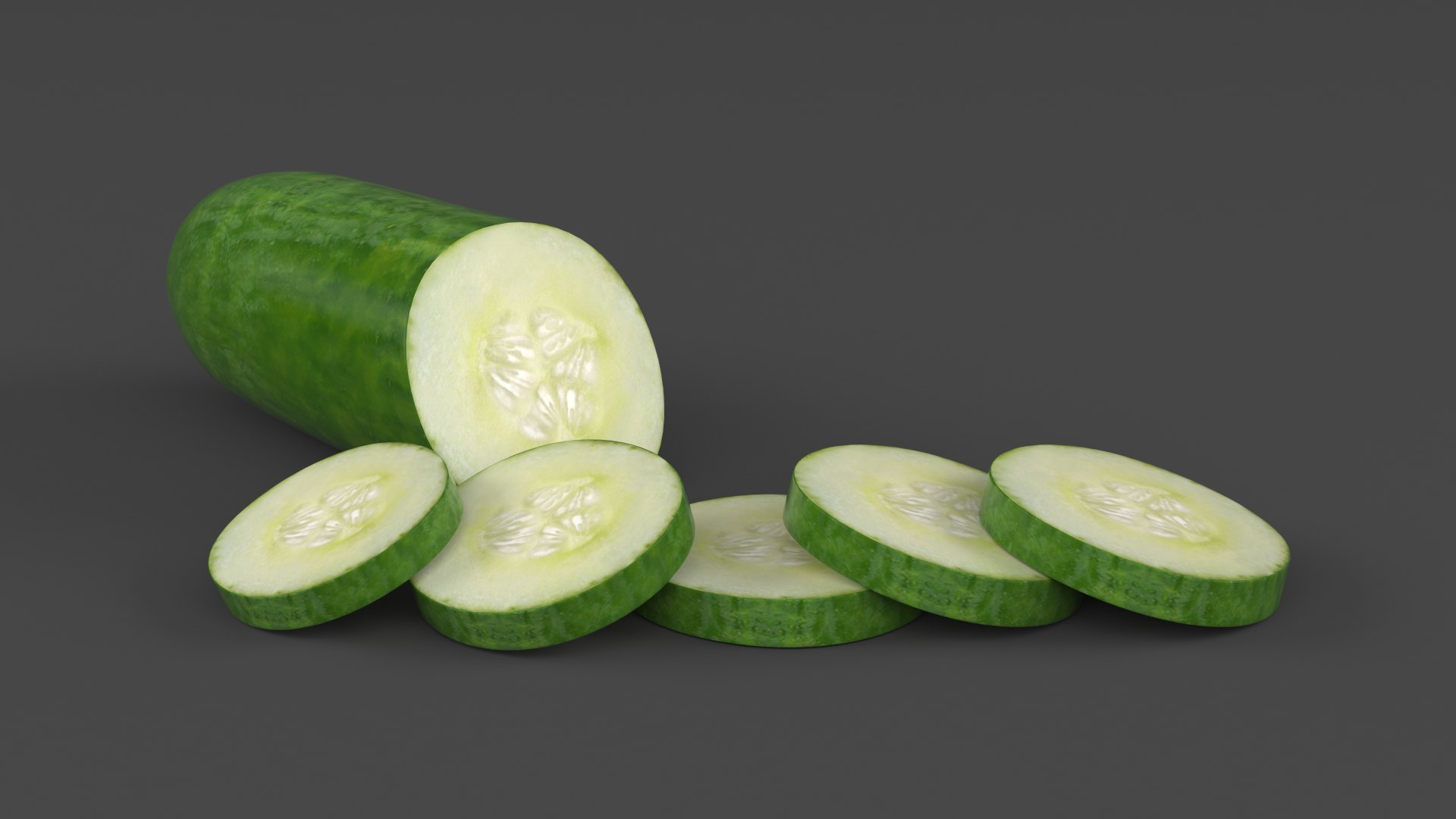 Cucumber 3D Model - TurboSquid 1965703