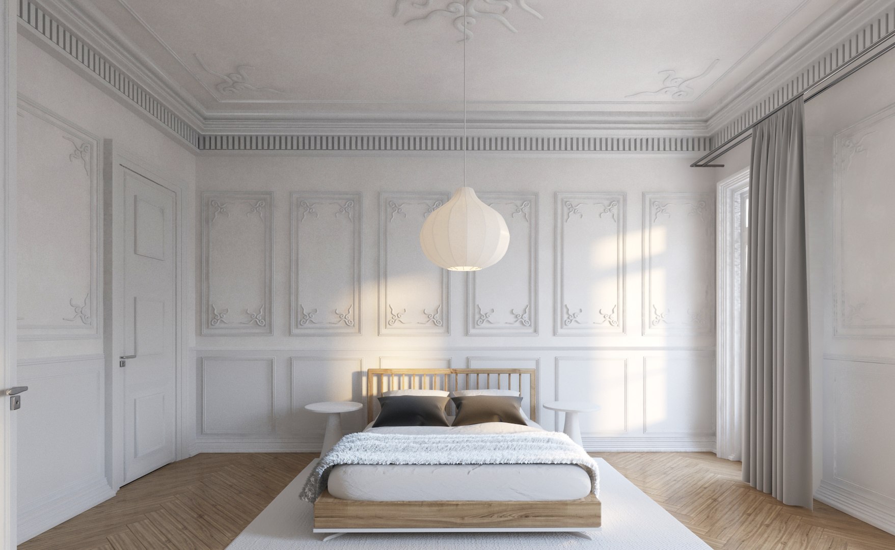 Scandinavian Apartment Flat Interior 3D Model - TurboSquid 2222946