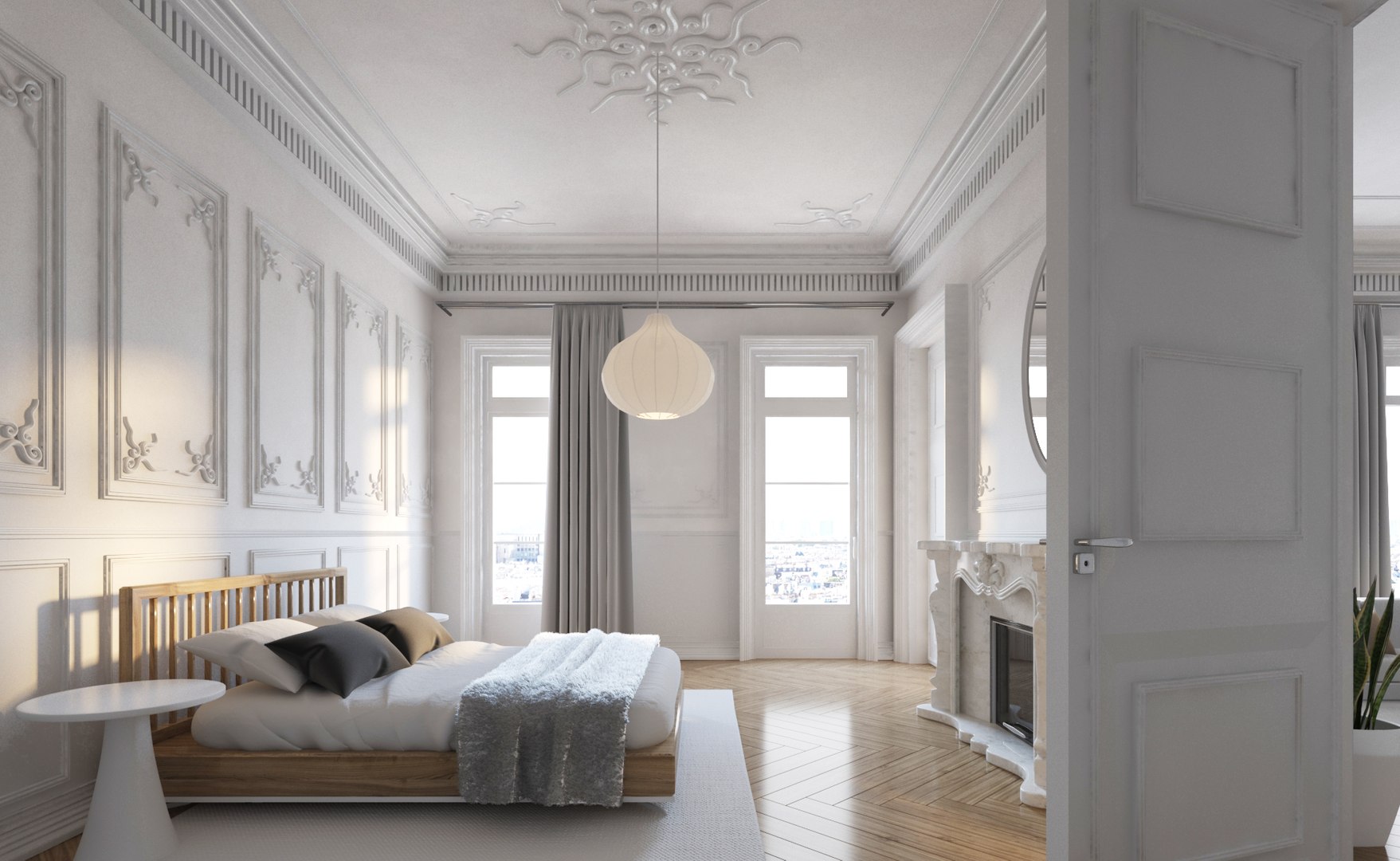 Scandinavian Apartment Flat Interior 3D Model - TurboSquid 2222946