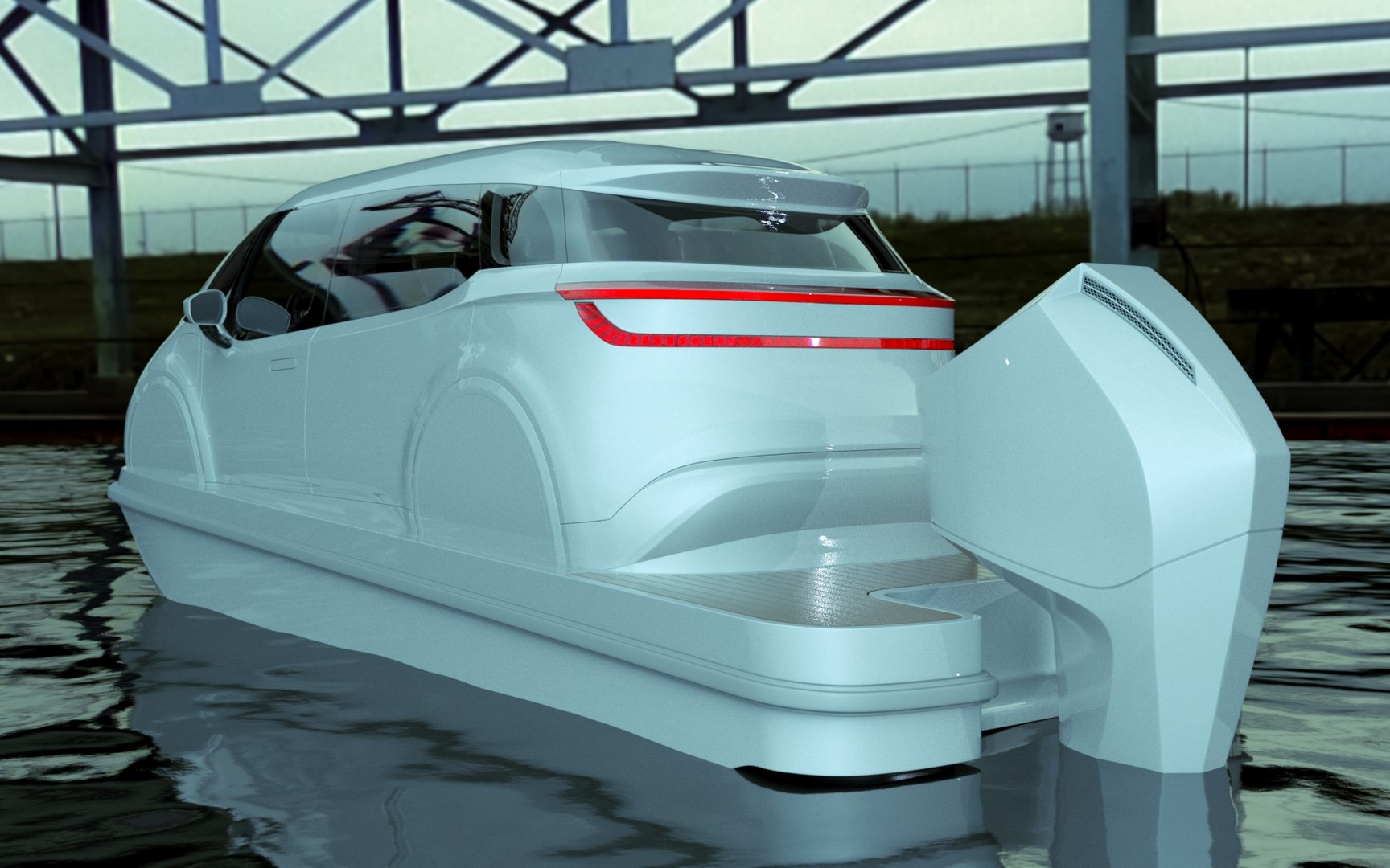 3D HD Generic Minivan EV Yacht Boat Car 3d - TurboSquid 2261240