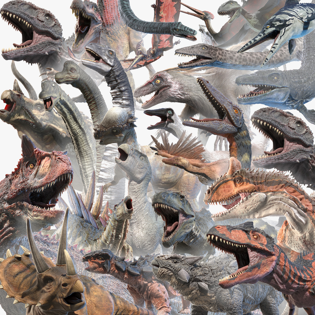 modèle 3D de Dinopack Grand Animé - TurboSquid 1679877