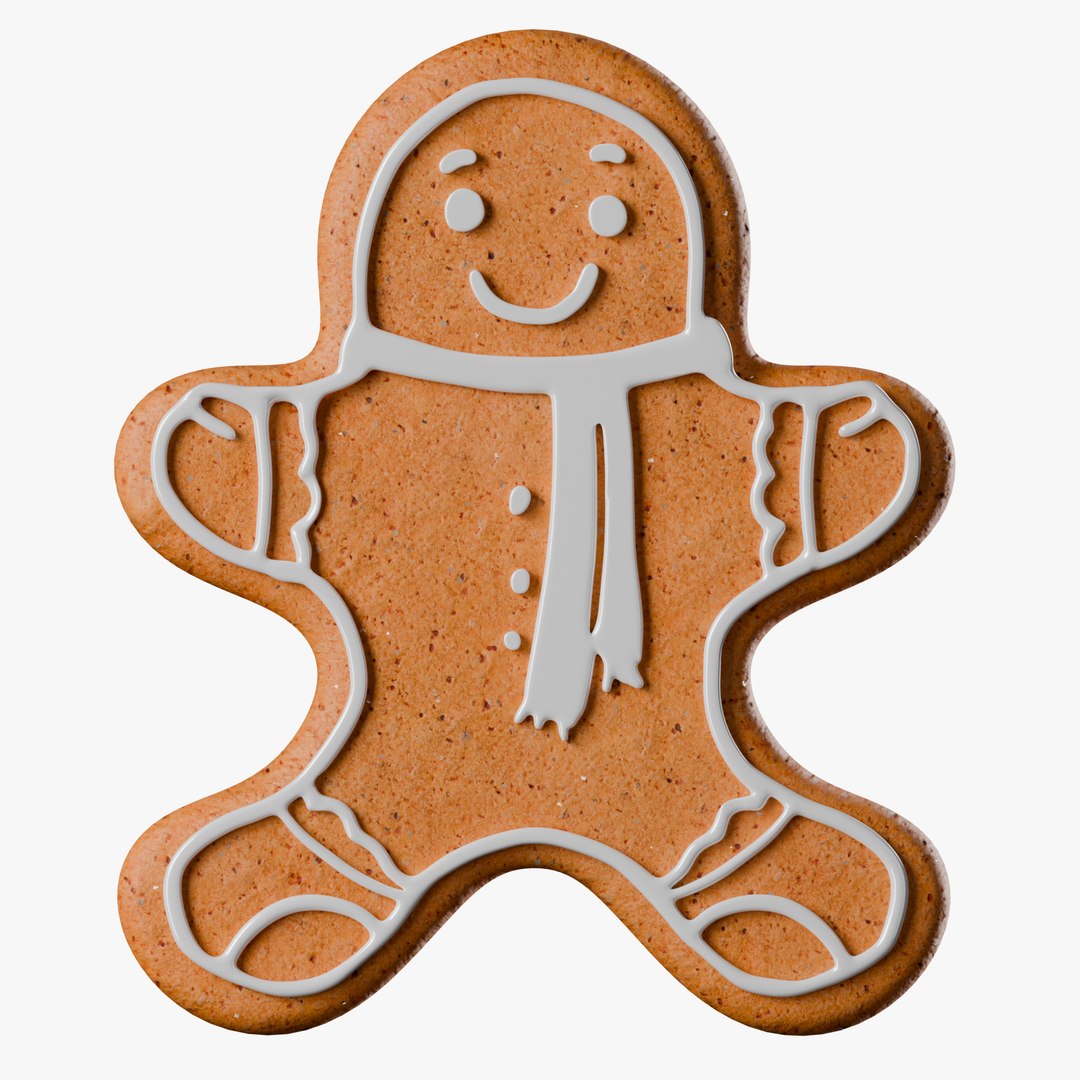 3D Gingerbread Cookies - TurboSquid 2280981
