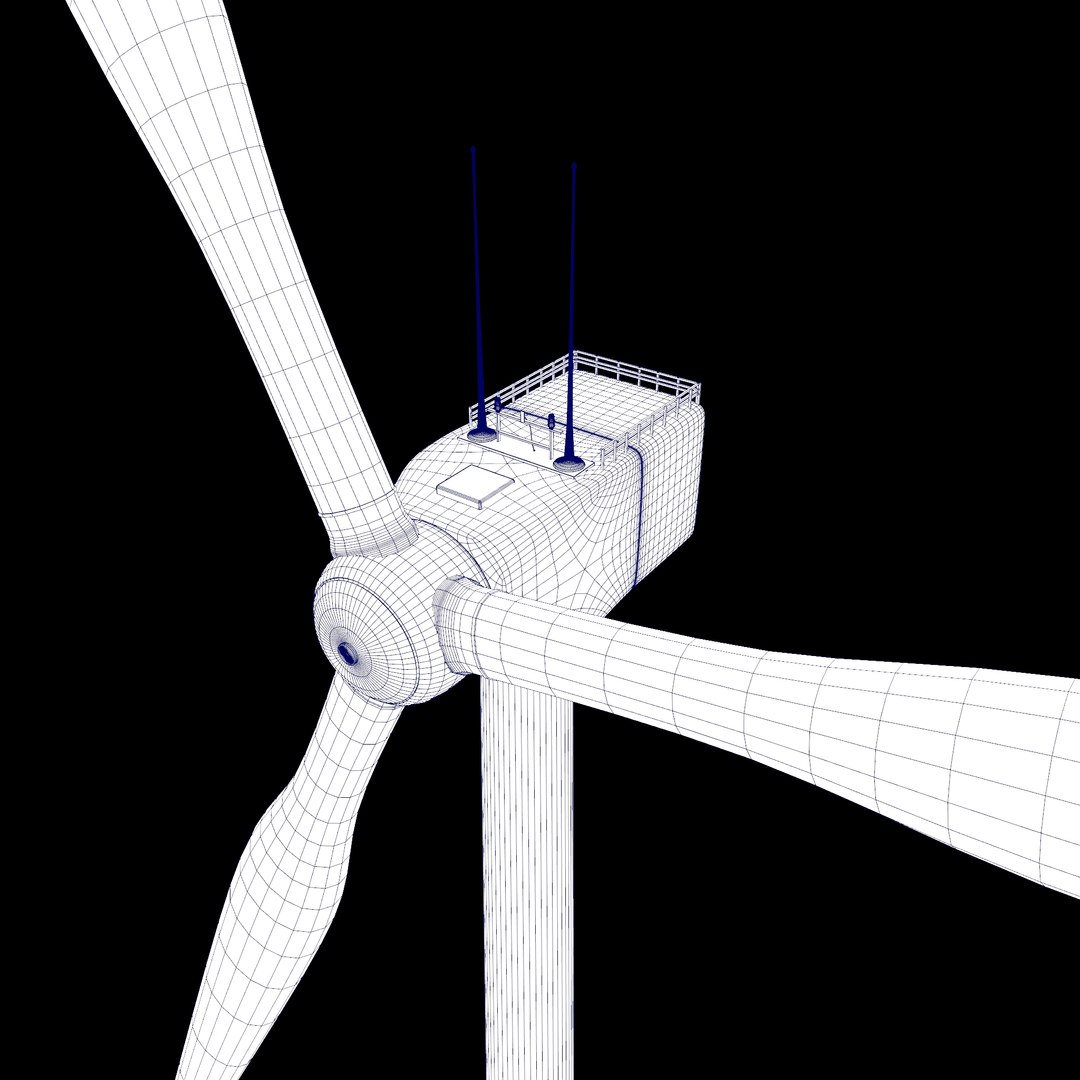 3D Wind Turbine Model - TurboSquid 2228098