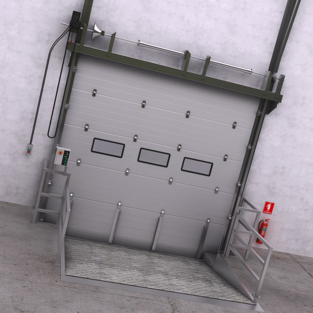 Warehouse Door Interior 1 3D - TurboSquid 1610295