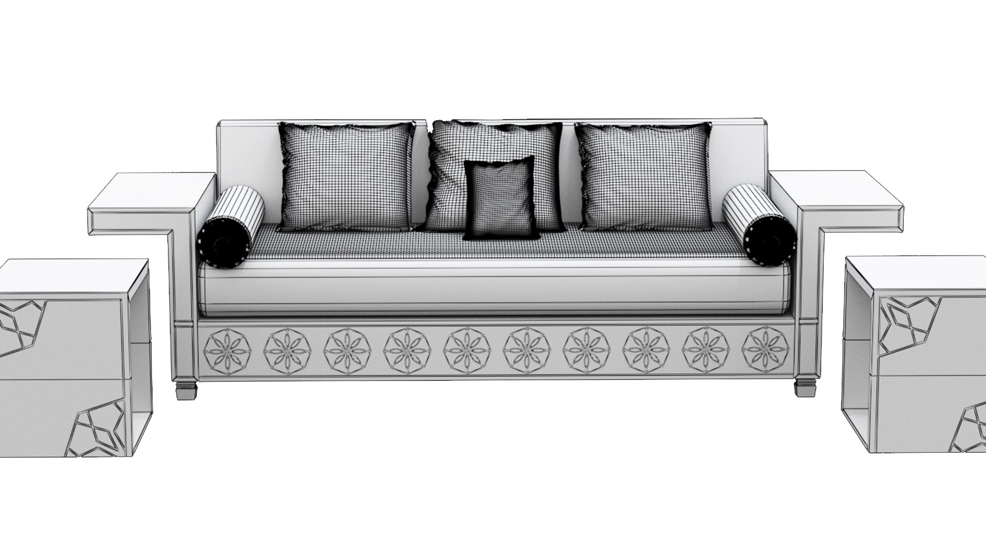 ARABIC SOFA MAJLIS 3D Model - TurboSquid 2019963