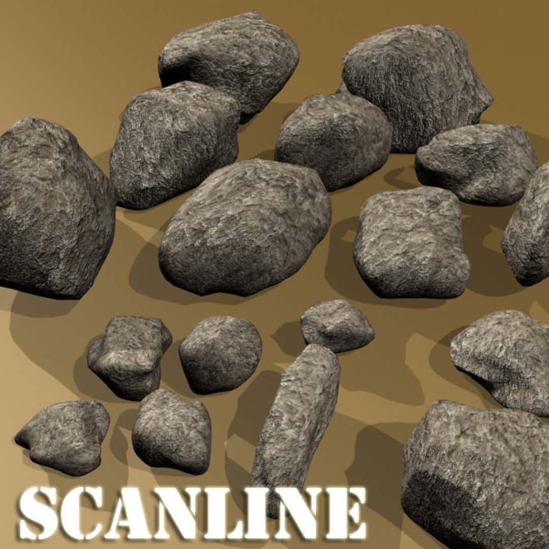 3ds max stones 01 resolution