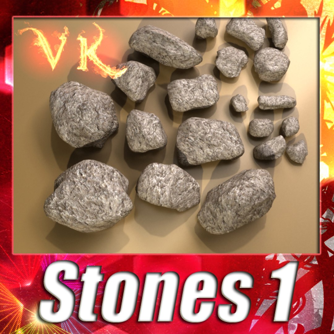 3ds max stones 01 resolution