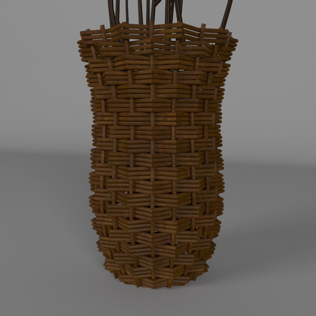 vase ratan 3d max