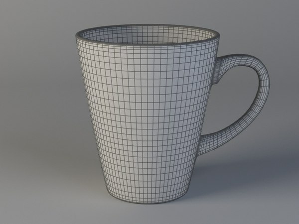 3ds max cup