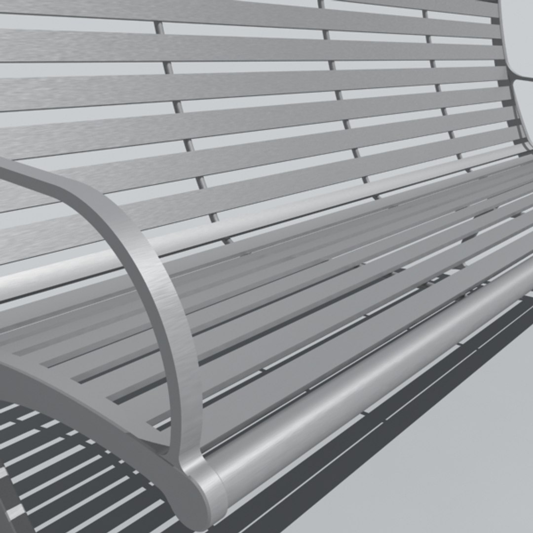outdoor bench 3d model