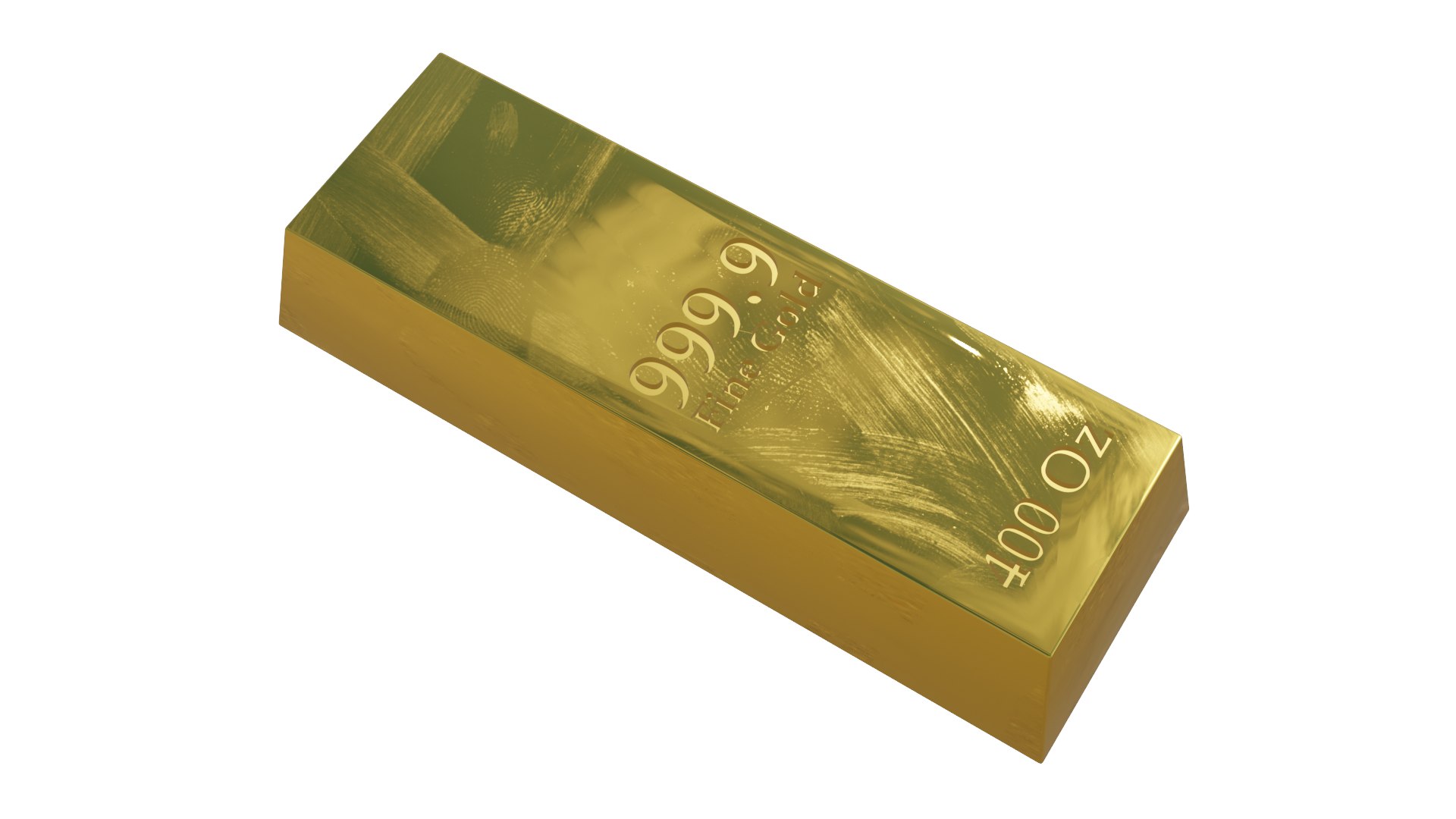 Gold ingot 3D - TurboSquid 1926256
