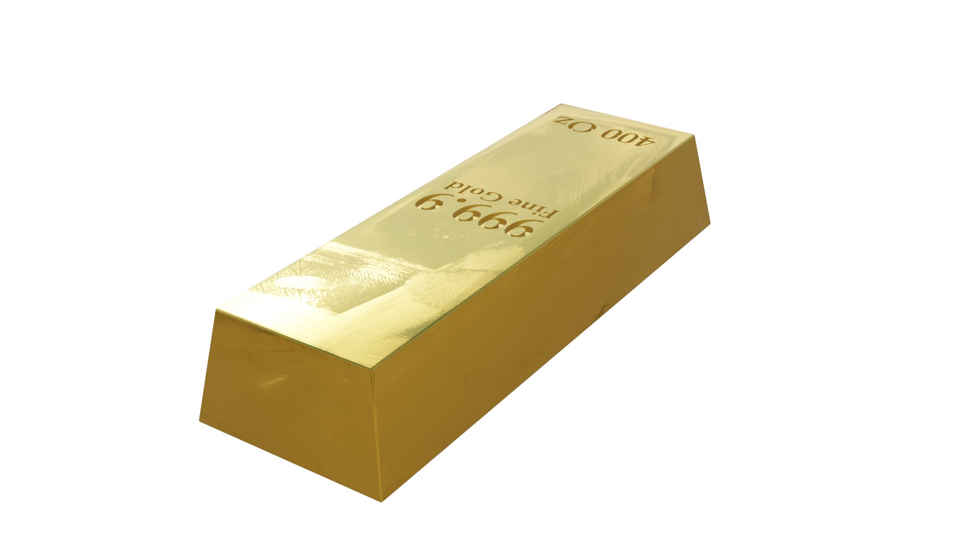 Gold ingot 3D - TurboSquid 1926256