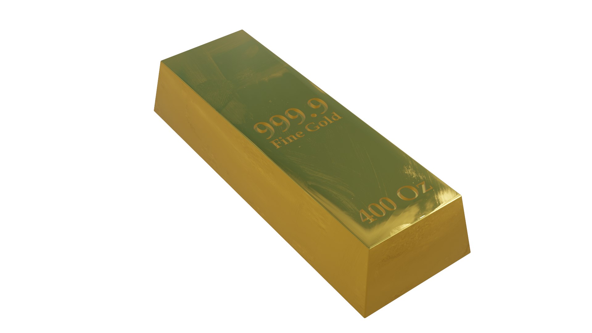 Gold ingot 3D - TurboSquid 1926256