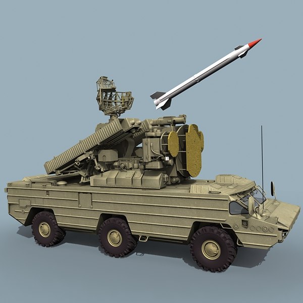 soviet sa-8 gecko 3d model