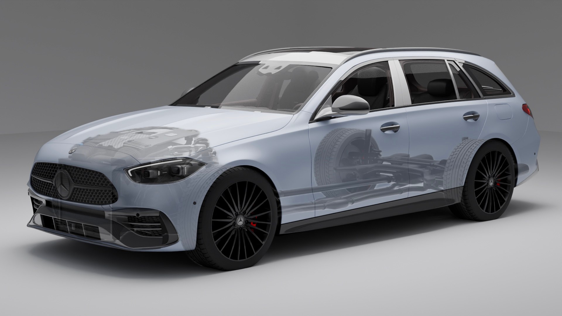 3D 2022 Mercedes-Benz C-Class Model - TurboSquid 2315984