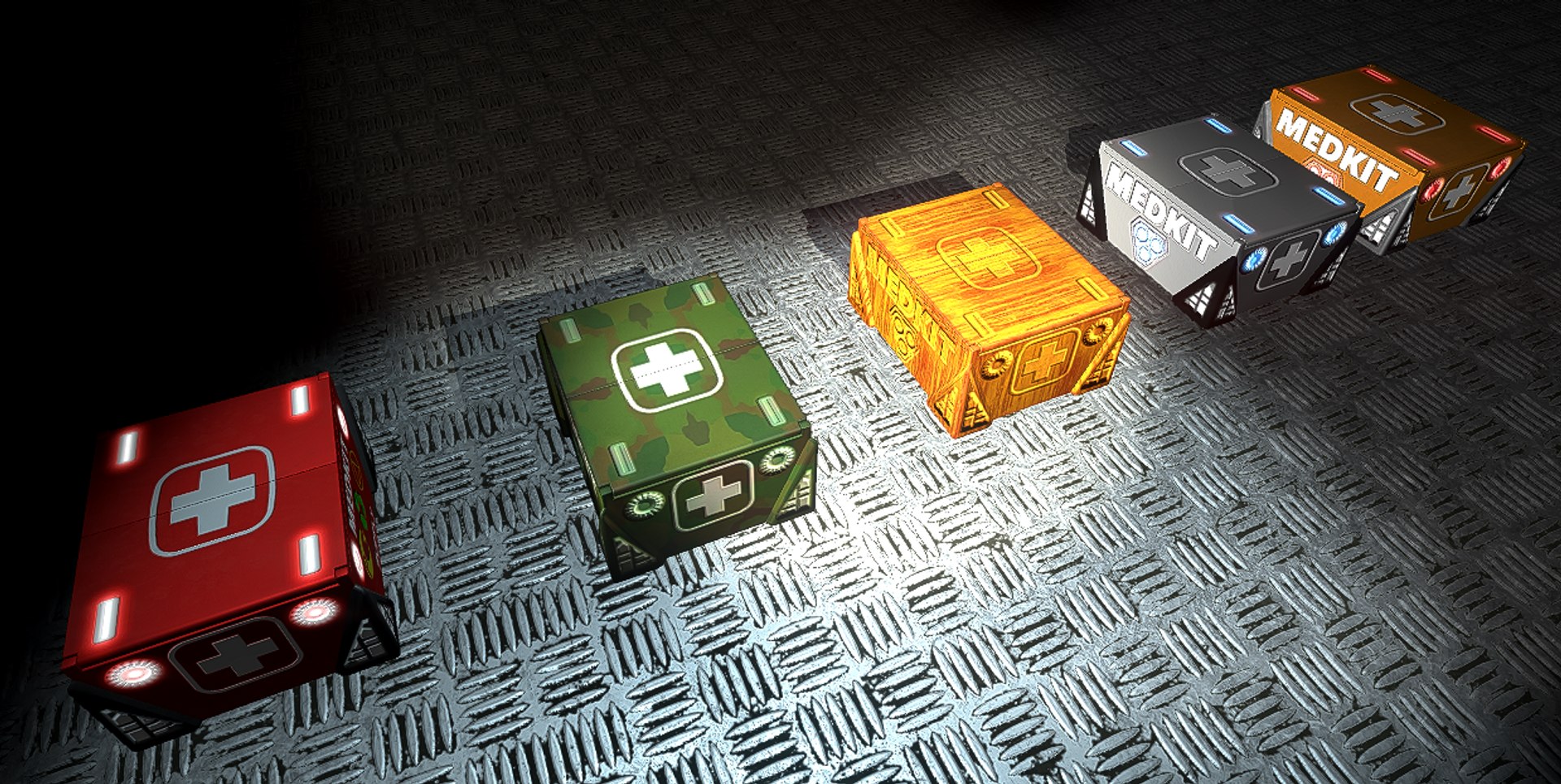 Medkit Box Crate Model - TurboSquid 1449995