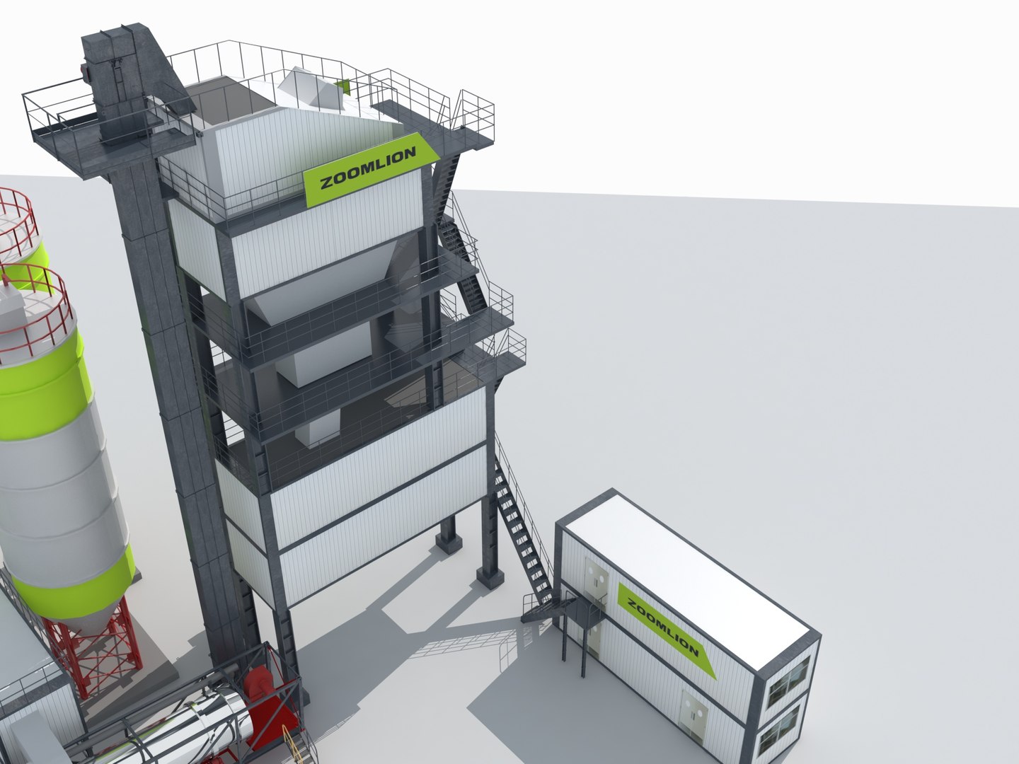 3D Concrete Batching Plant - TurboSquid 1948298