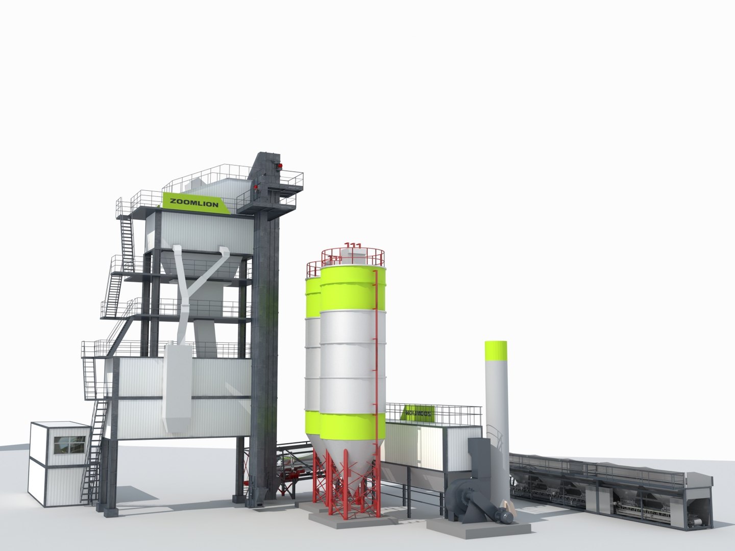 3D Concrete Batching Plant - TurboSquid 1948298