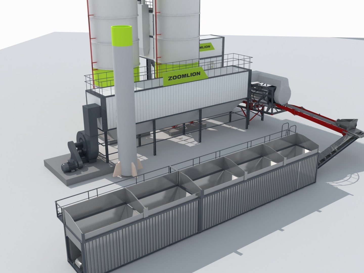 3D Concrete Batching Plant - TurboSquid 1948298