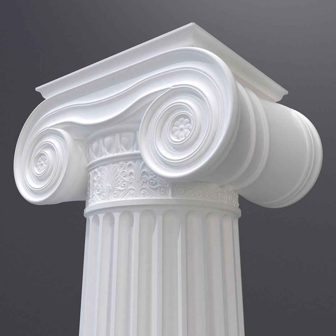 3d Model Antique Column 5