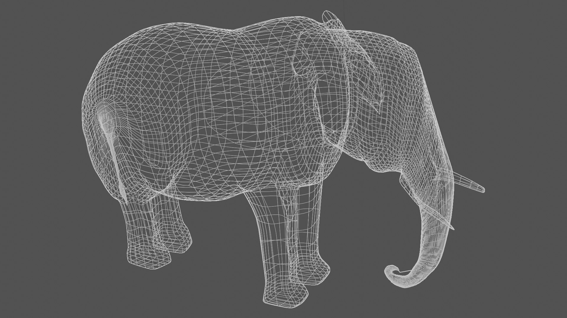 3D Elephant OBJ Model - TurboSquid 2064086