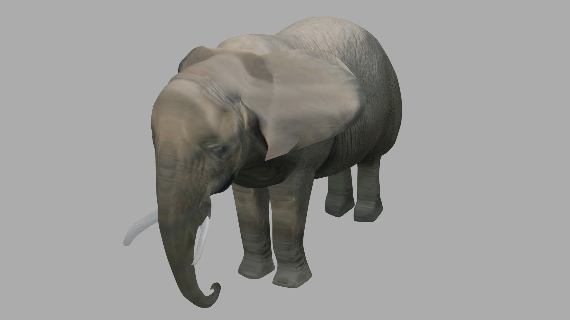 3D Elephant OBJ Model - TurboSquid 2064086
