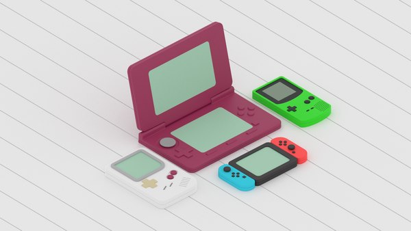 Nintendo Game Consoles Collection 3D model - TurboSquid 1714648