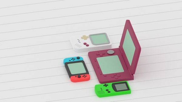 Nintendo Game Consoles Collection 3D model - TurboSquid 1714648