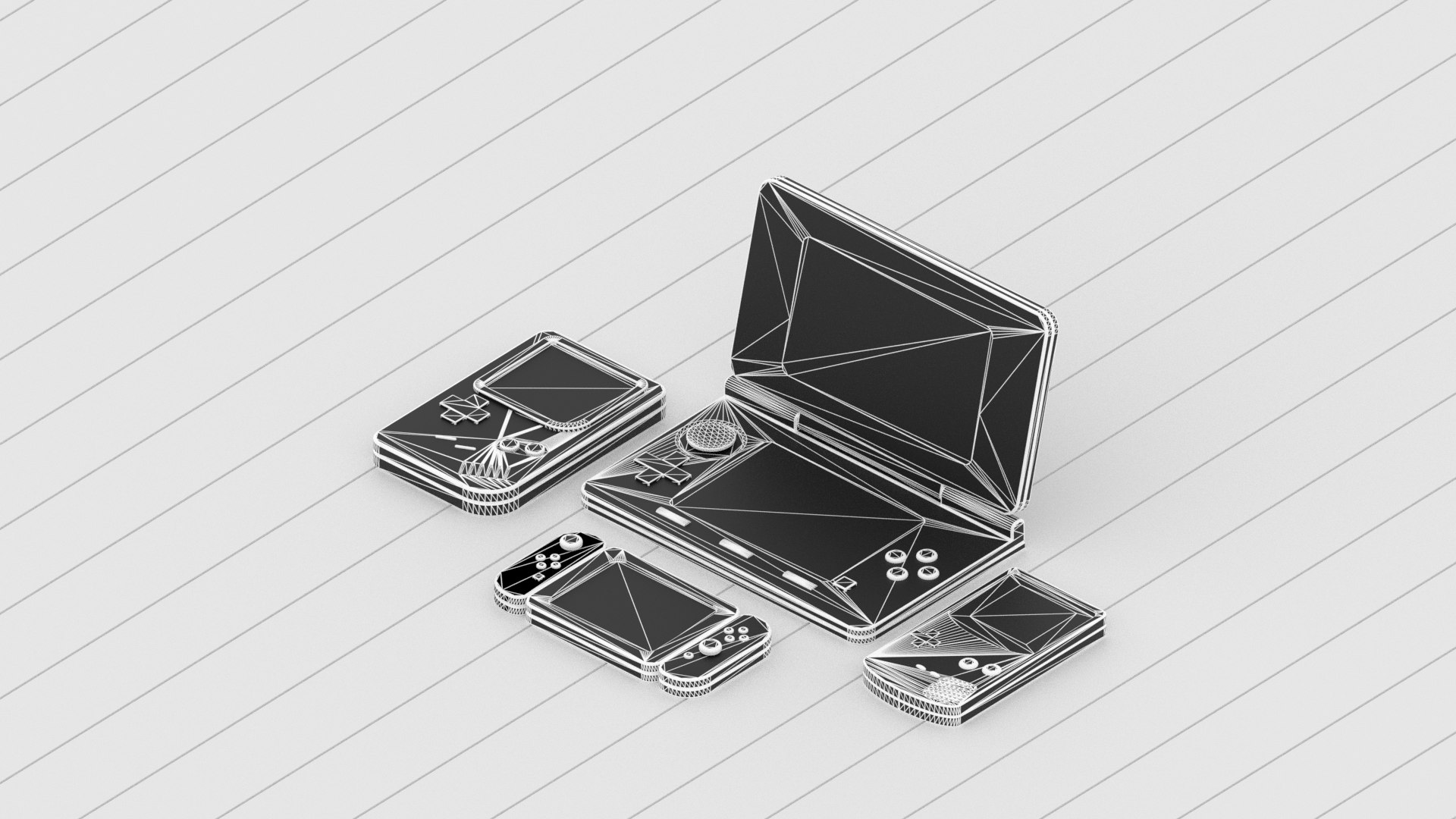 Nintendo Game Consoles Collection 3D Model - TurboSquid 1714648