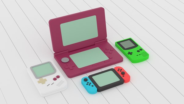 Nintendo Game Consoles Collection 3D model - TurboSquid 1714648