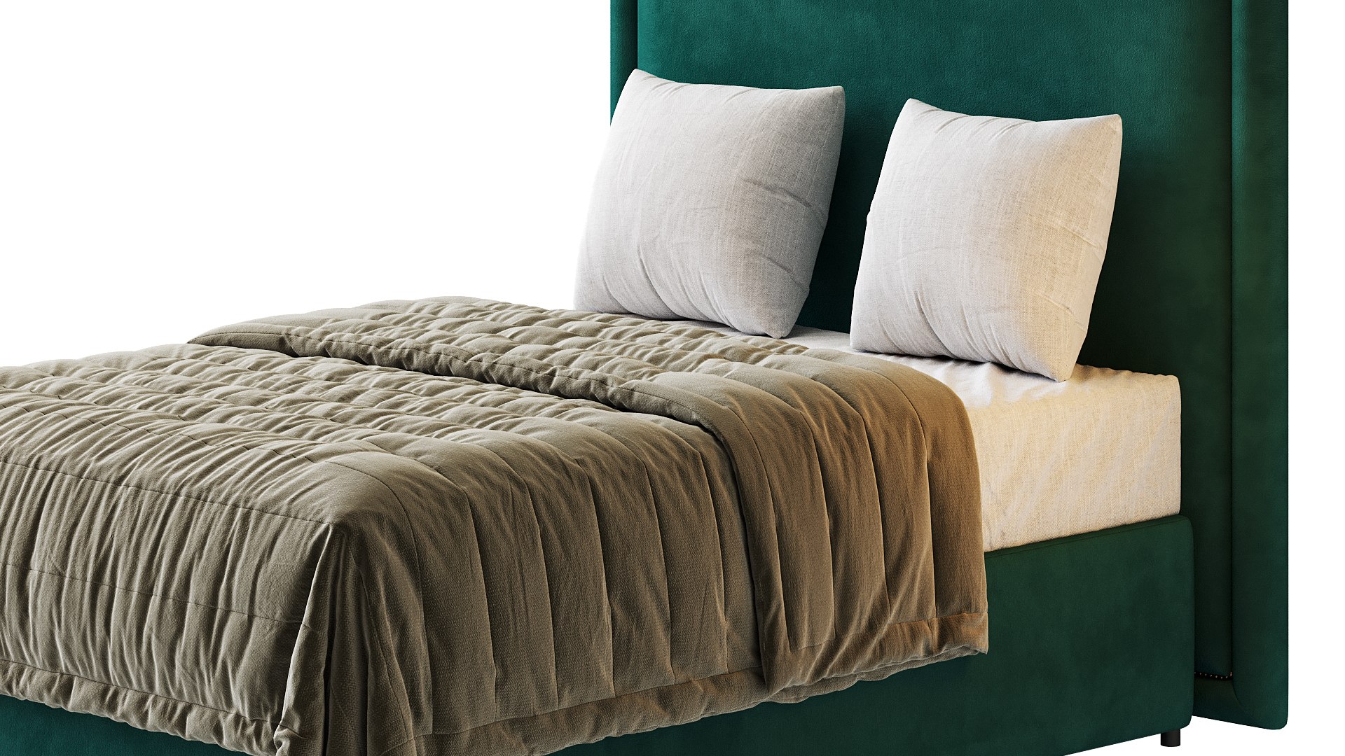 Rachel Bed - Double Model - TurboSquid 2296259