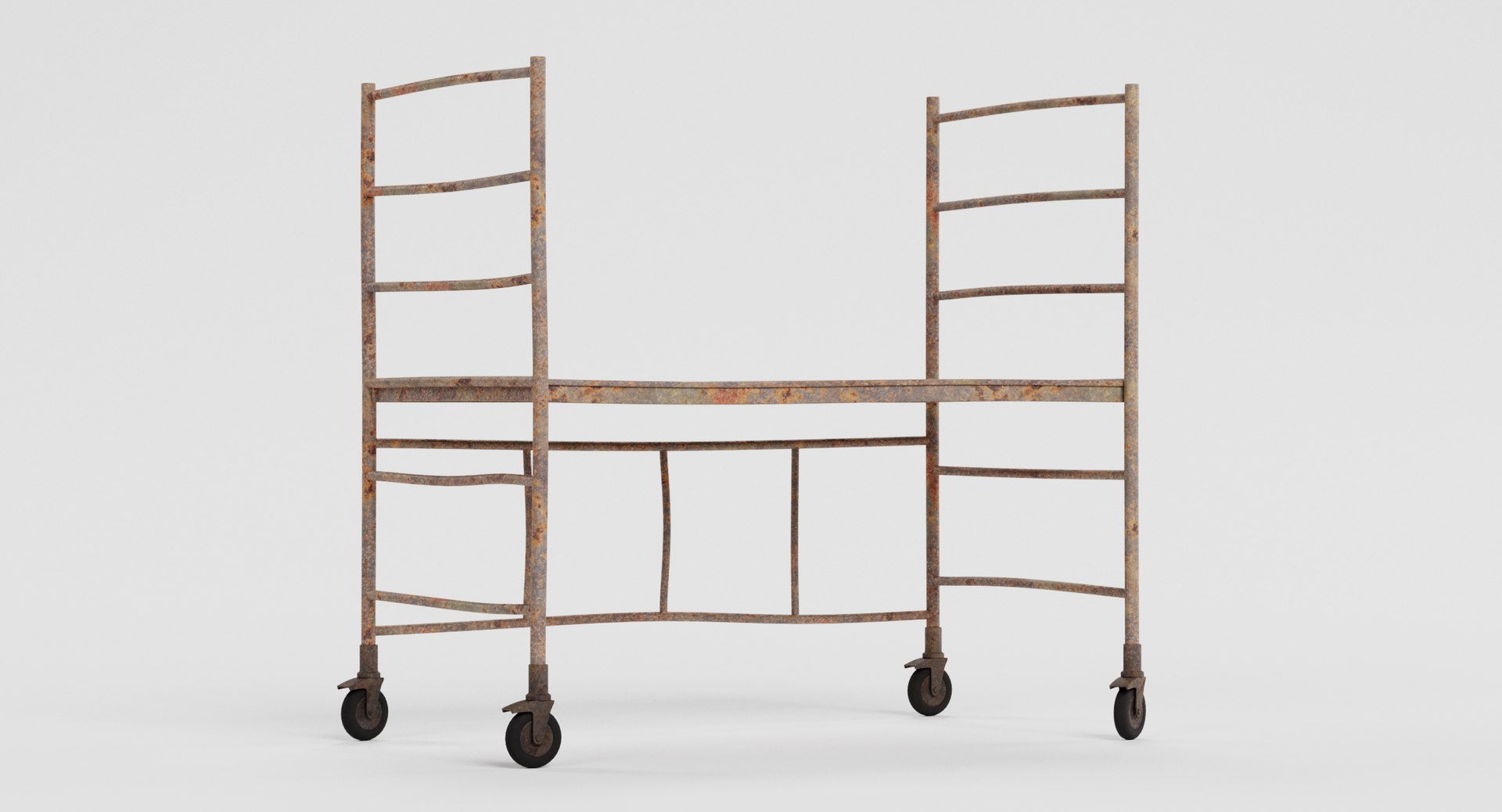 3D Old Scaffolding Model - TurboSquid 1402283