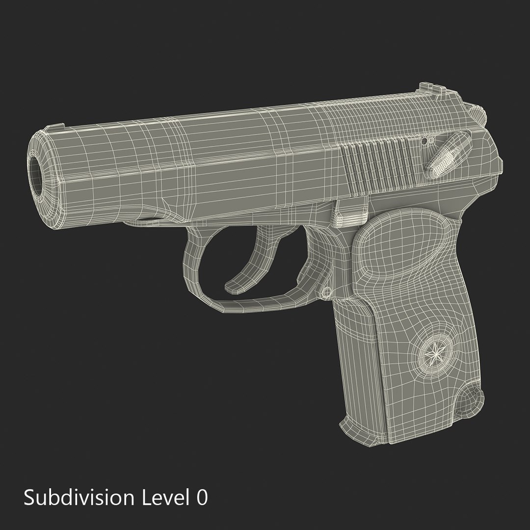 Makarov Pm Pistol 3d Model