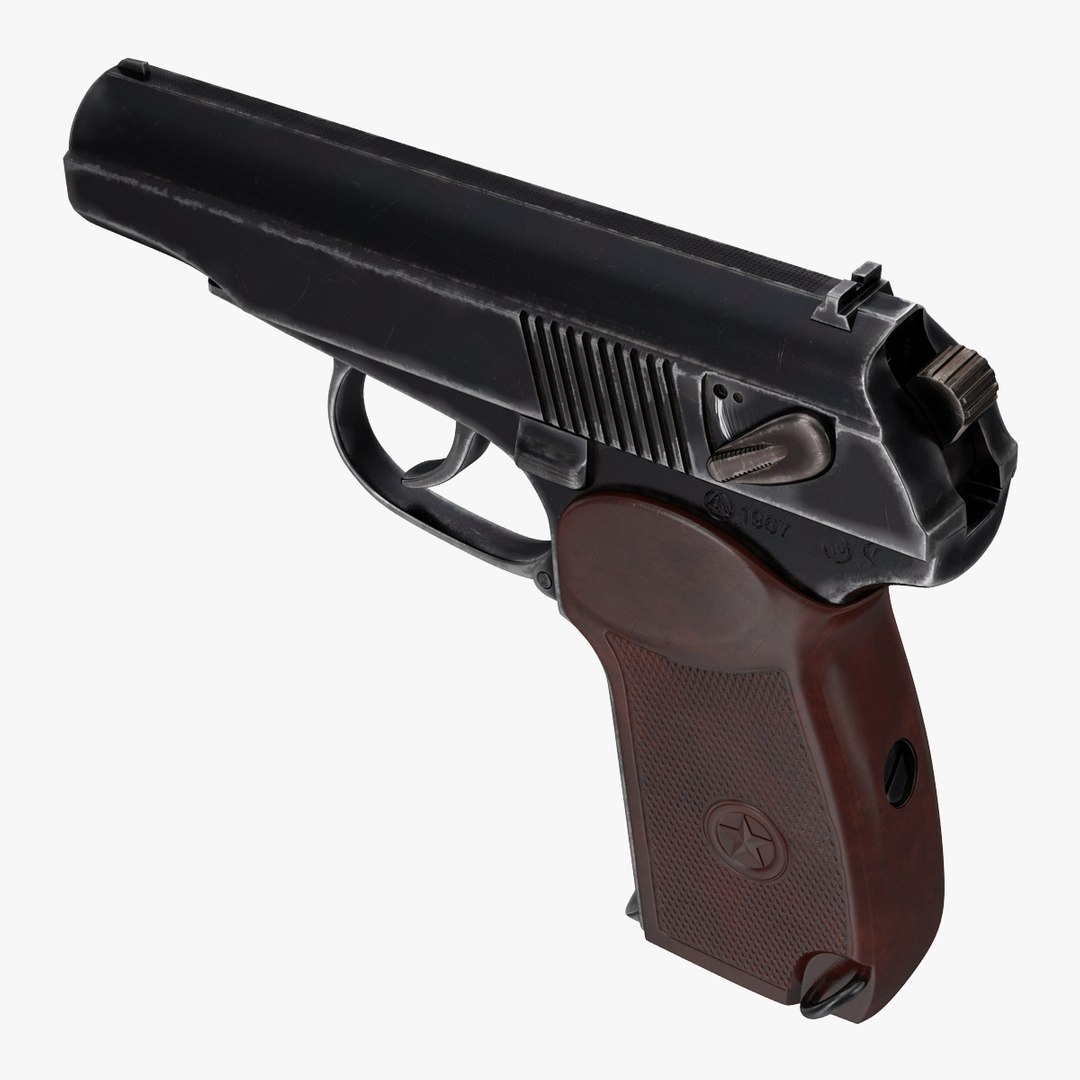 Makarov Pm Pistol 3d Model