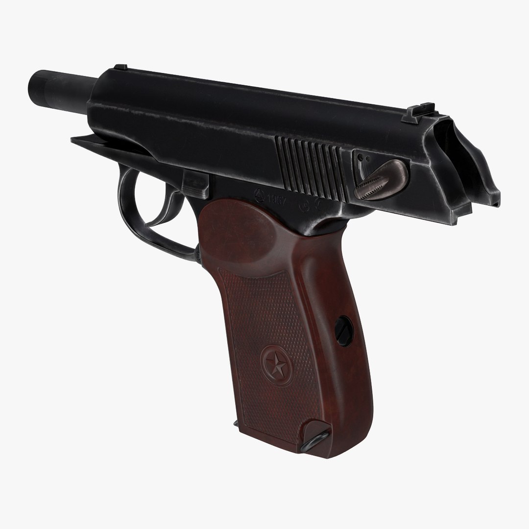 Makarov Pm Pistol 3d Model