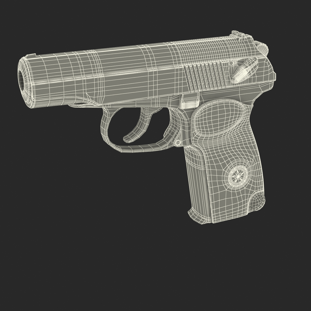 Makarov Pm Pistol 3d Model