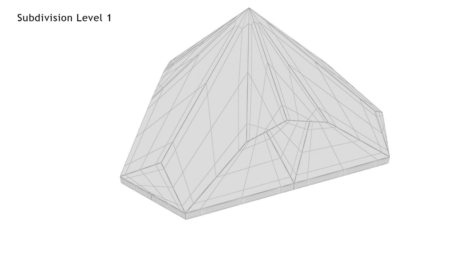 3D Shield Step Cut Smokey Topaz - TurboSquid 1858100