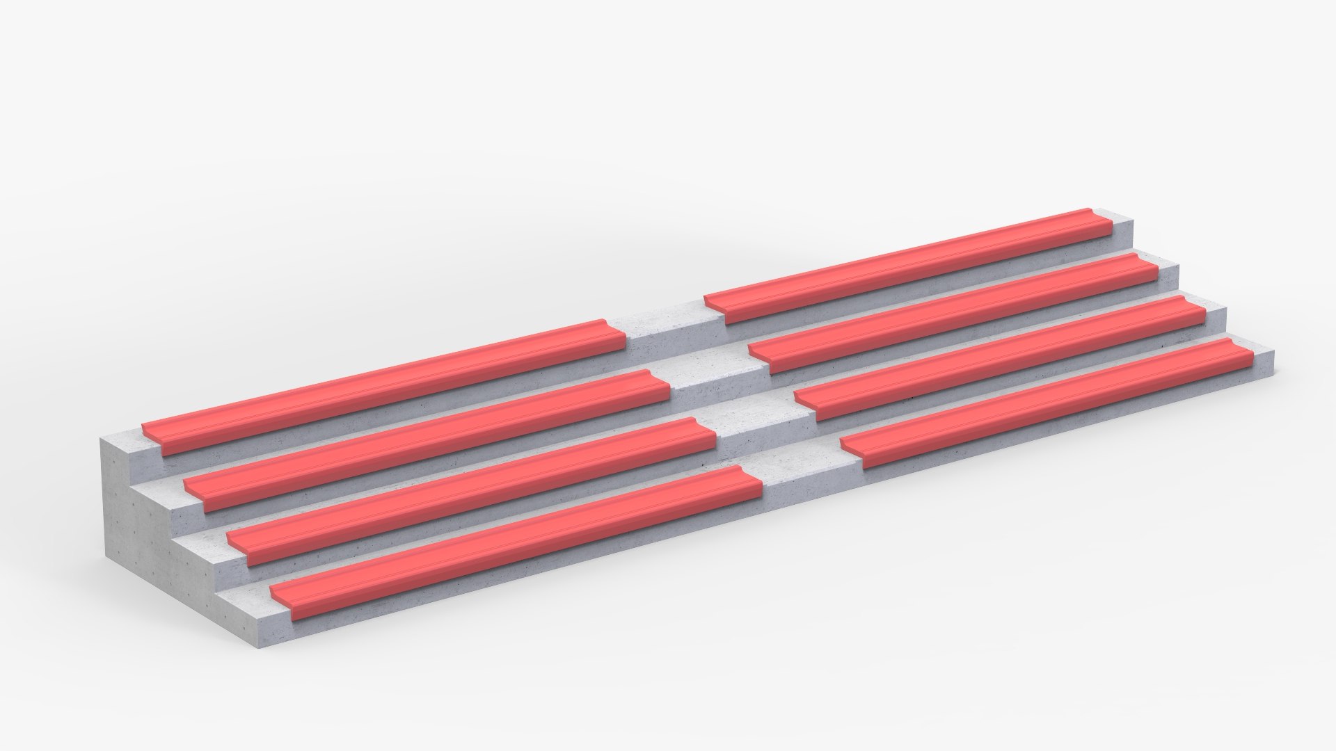 3D Concrete Grandstand V2 - TurboSquid 2000070