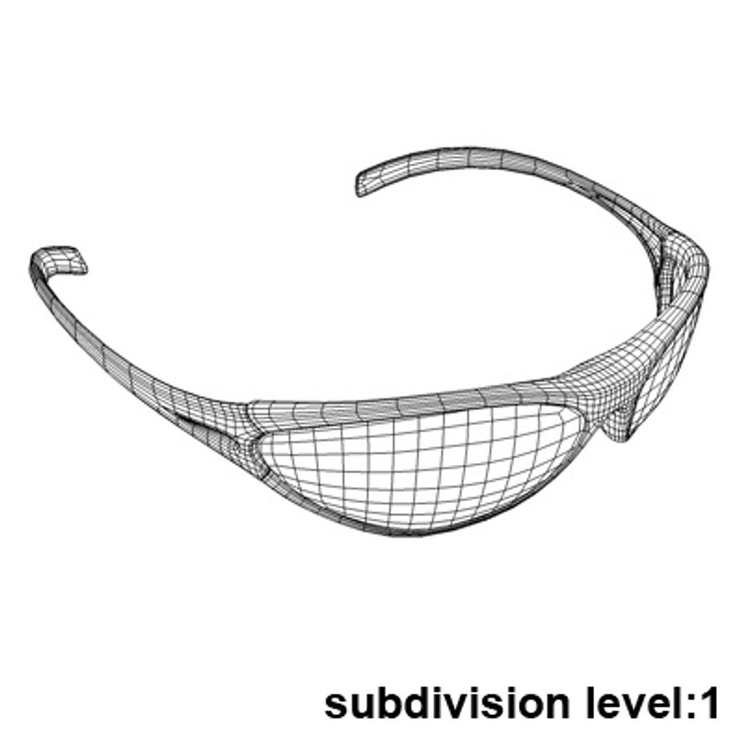 3d sunglasses eyewear model