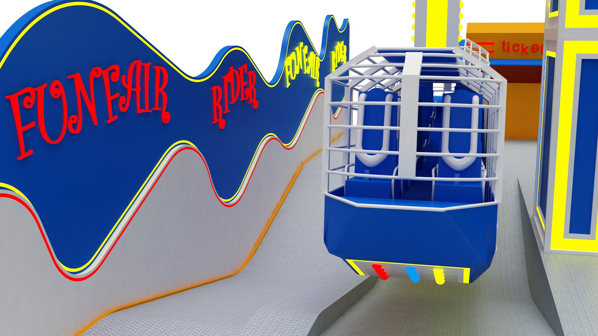 3D Model Funfair Rider - TurboSquid 1447511