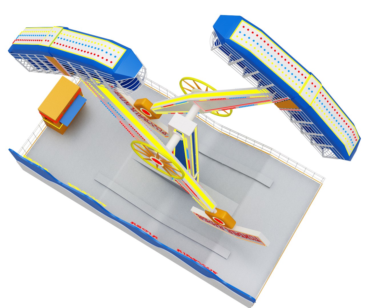 3D Model Funfair Rider - TurboSquid 1447511