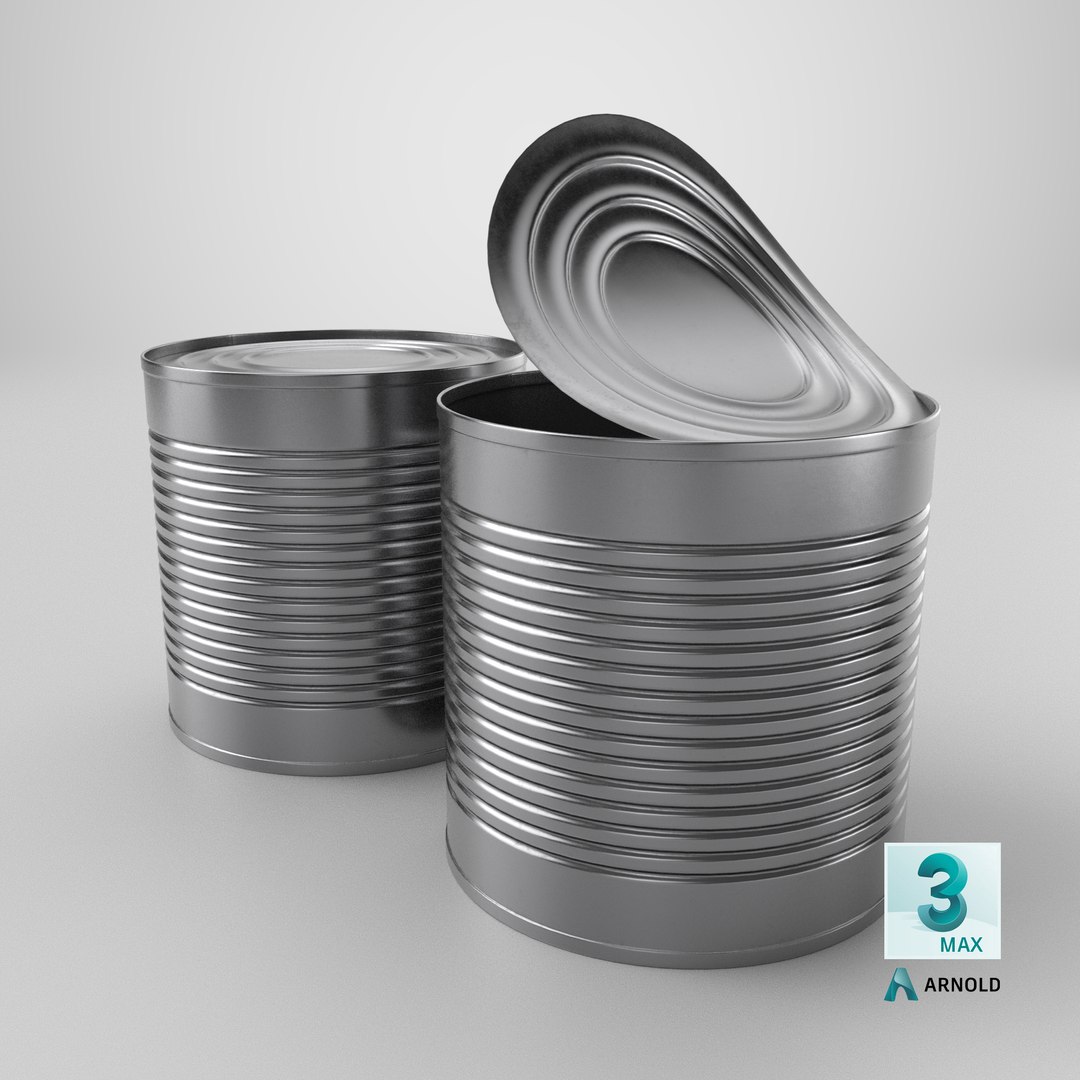 3D Model Tin Can V4 - TurboSquid 2252694