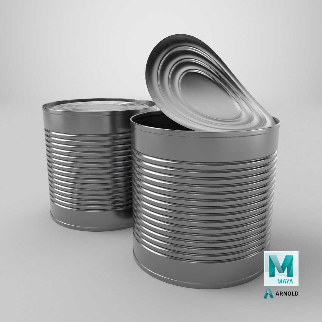 3D Model Tin Can V4 - TurboSquid 2252694