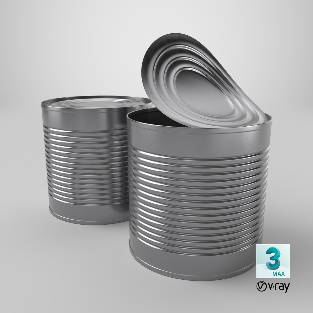 3D Model Tin Can V4 - TurboSquid 2252694
