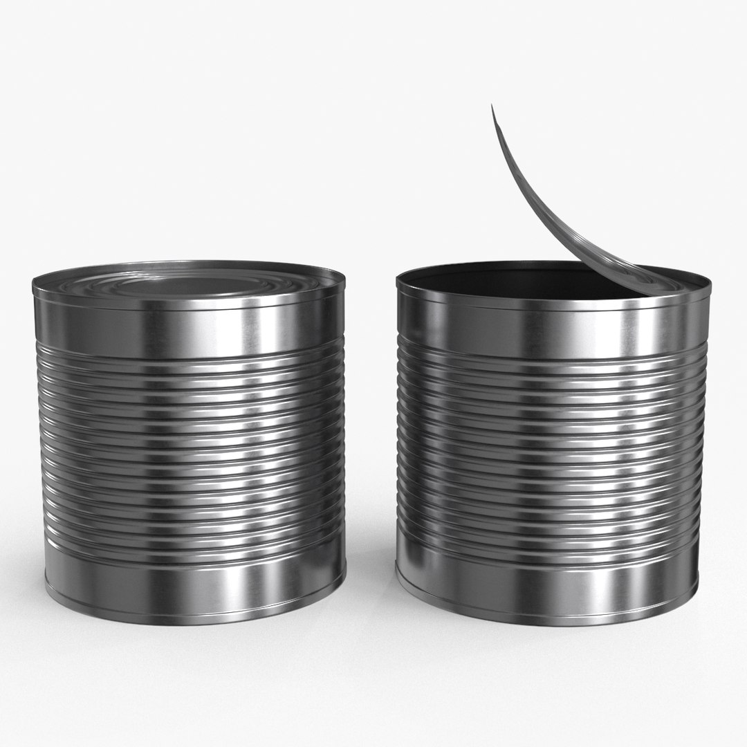 3D Model Tin Can V4 - TurboSquid 2252694