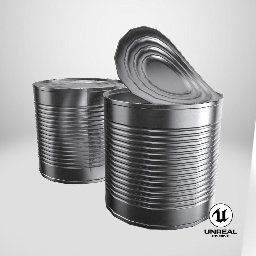 3D Model Tin Can V4 - TurboSquid 2252694