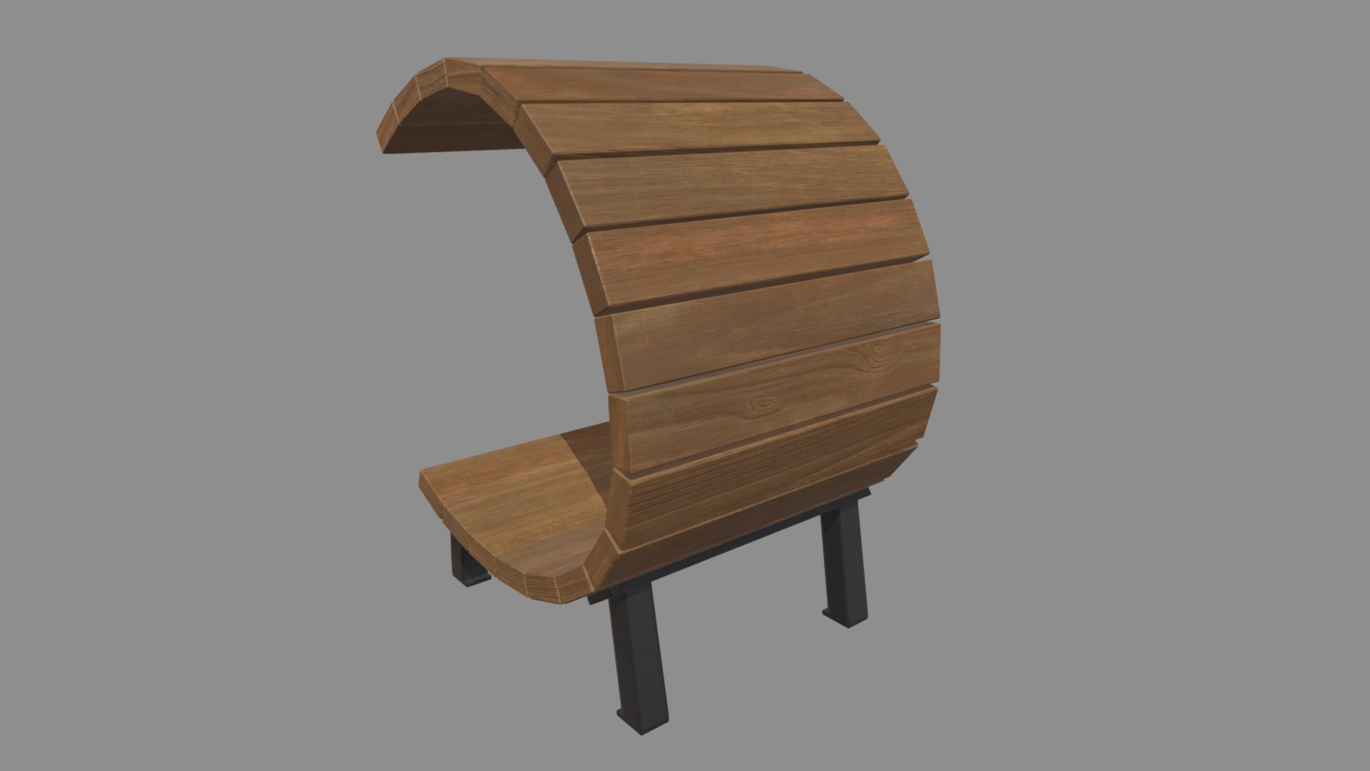 3D Model Low Poly Bench 011 - TurboSquid 2411467