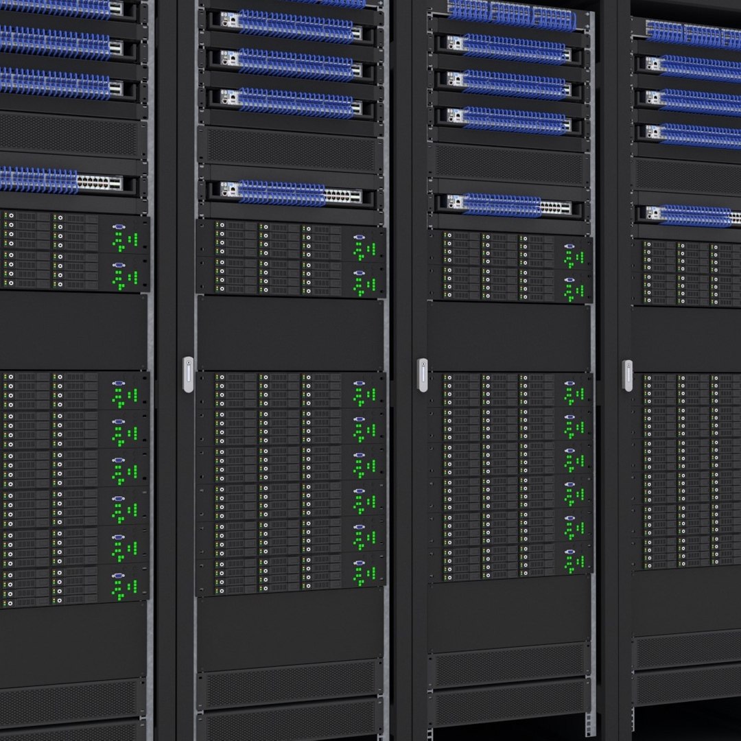 Server-Rack 3D-Modell - TurboSquid 1814828