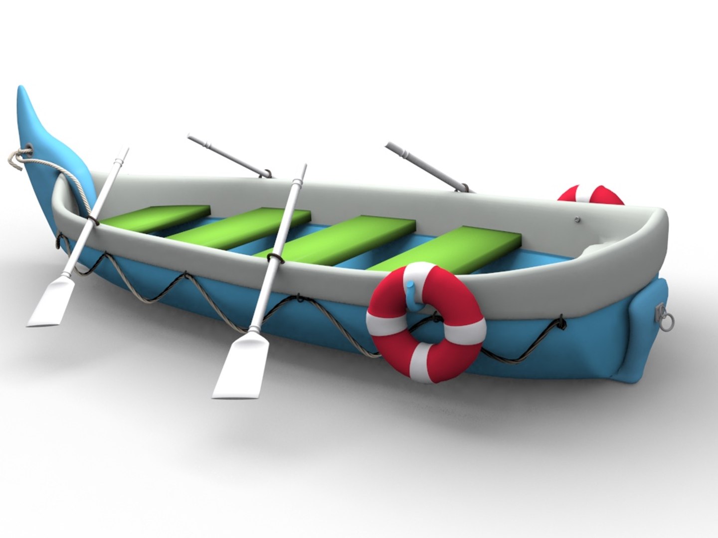 3D rubber boat model - TurboSquid 1318471