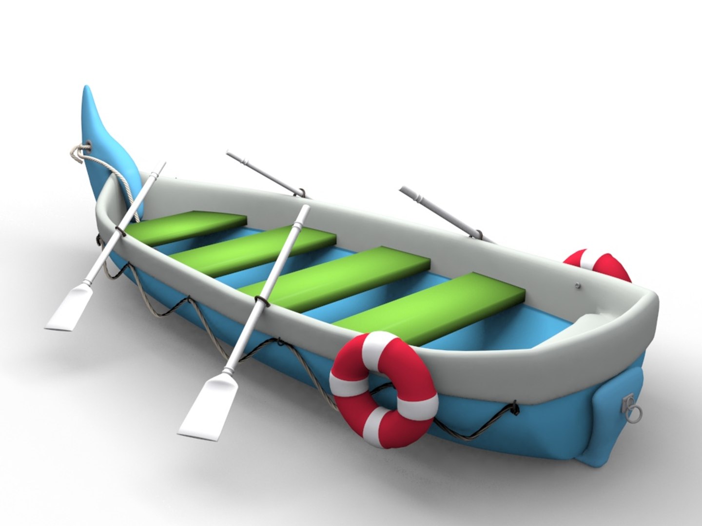 3D rubber boat model - TurboSquid 1318471